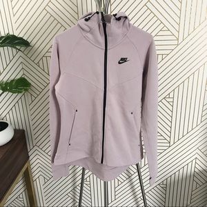 Nike | Tops | Nike Pink Tech Fleece Windrunner Hoodie | Poshmark
